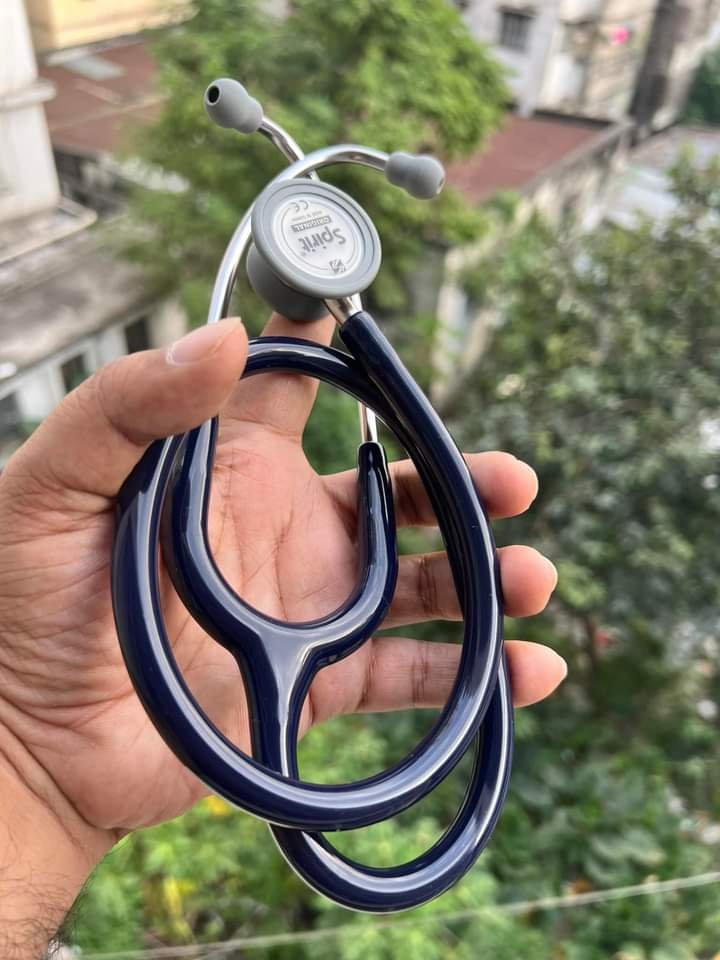 Spirit Deluxe Series II Navy Blue Stethoscope (Pediatric) - Health Point BD