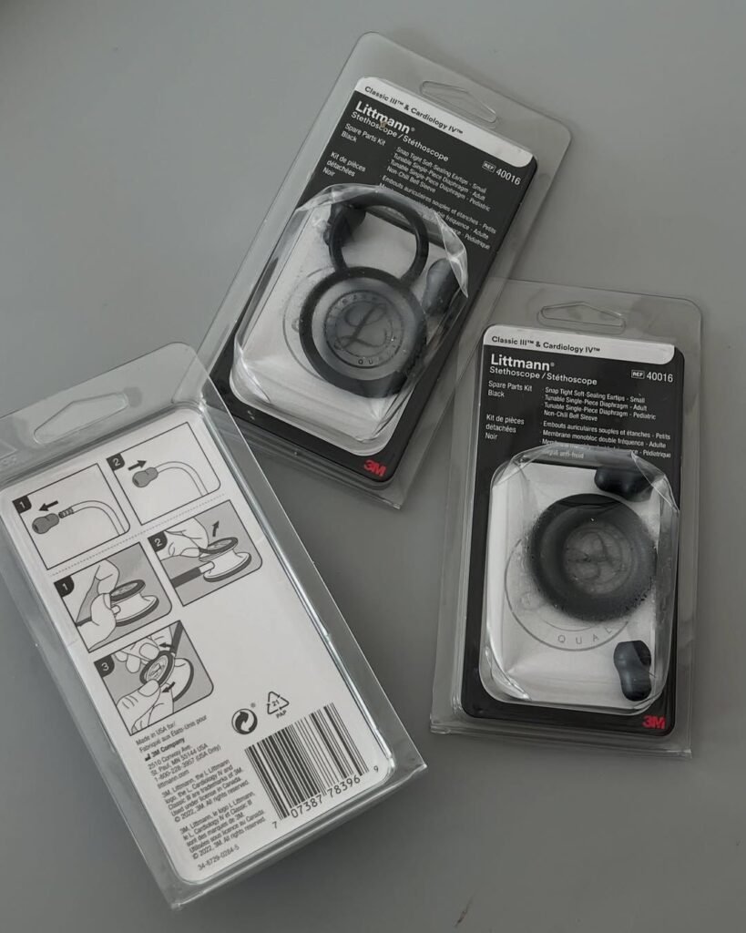 Original Littmann Spare kit Stethoscope Classic III \ Cardiology IV ...